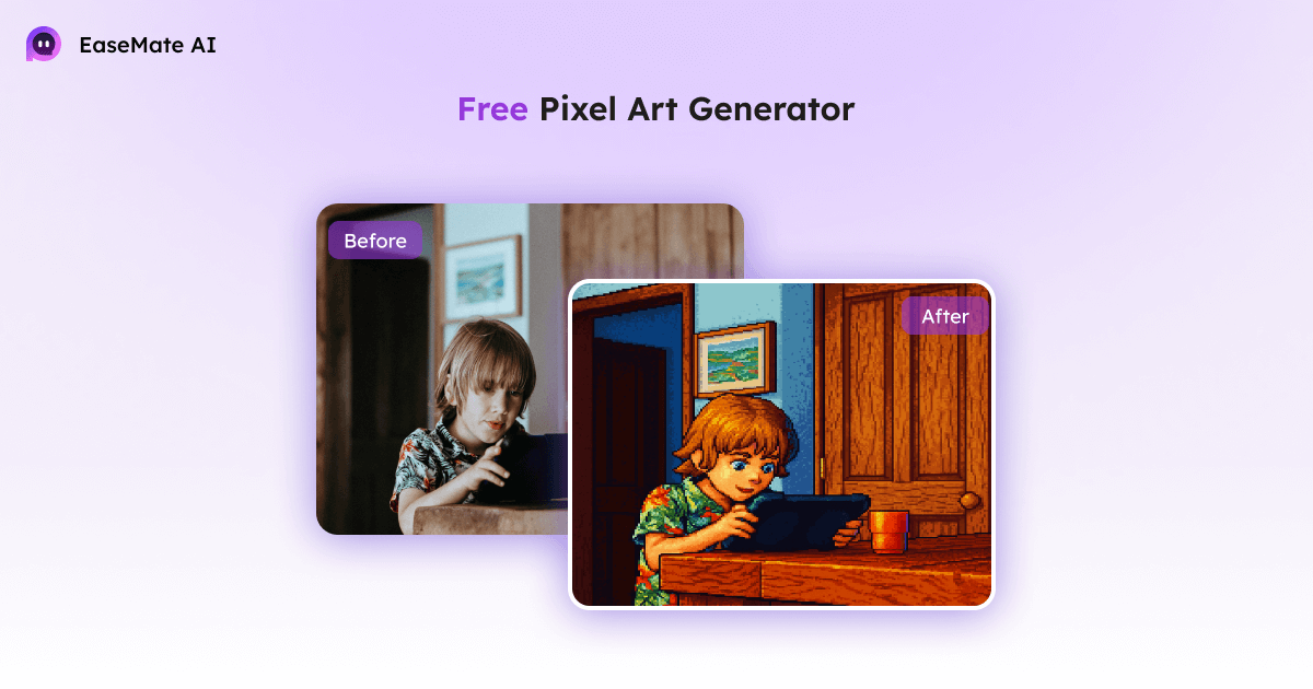 Generatore di Pixel Art: Crea Pixel Art Gratuitamente Online - EaseMate AI
