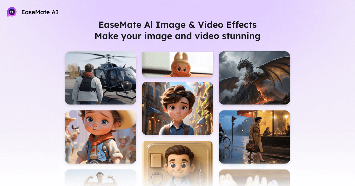 Buat Visual Menakjubkan dengan Efek Gambar dan Video AI - EaseMate AI