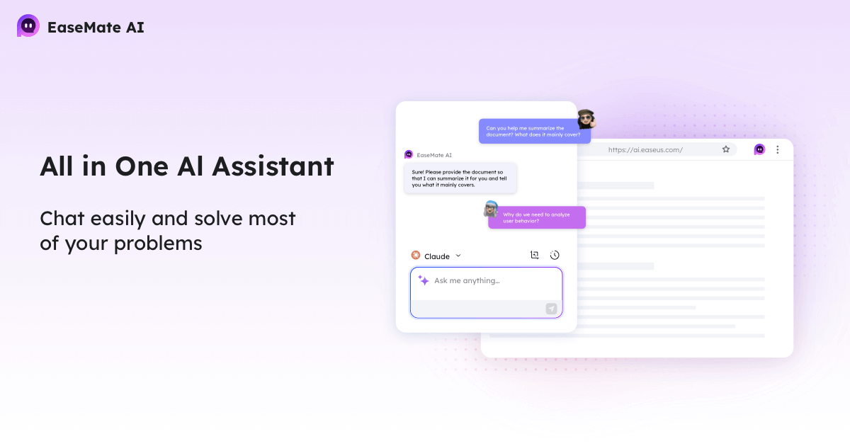 EaseMate AI Chat Assistant: Il tuo ChatBot AI Gratuito e Saggio