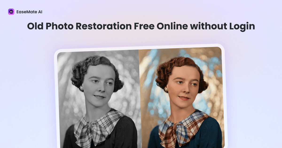 Photo Restoration: Restore Old Photos with AI Free Online, No Sign-Up ...