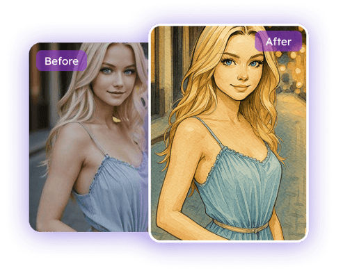 EaseMate AI Photo to Illustration: Create Illustrations for Free