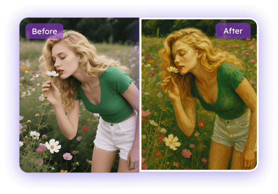 EaseMate IA Foto a Convertidor de Pintura al Óleo: Agrega Filtro de ...