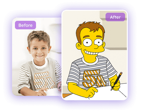 EaseMate AI Photo to Simpsons: Your Free Simspons Filter