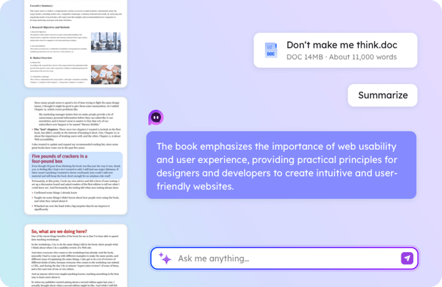 EaseMate AI ChatDOC - Free Online AI DOC Chat Tool & Summarizer