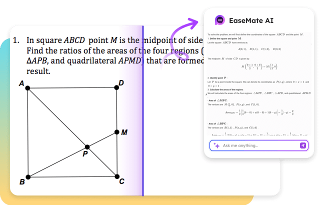 EaseMate AI Solucionador de Geometría: Soluciona Problemas de Geometría ...